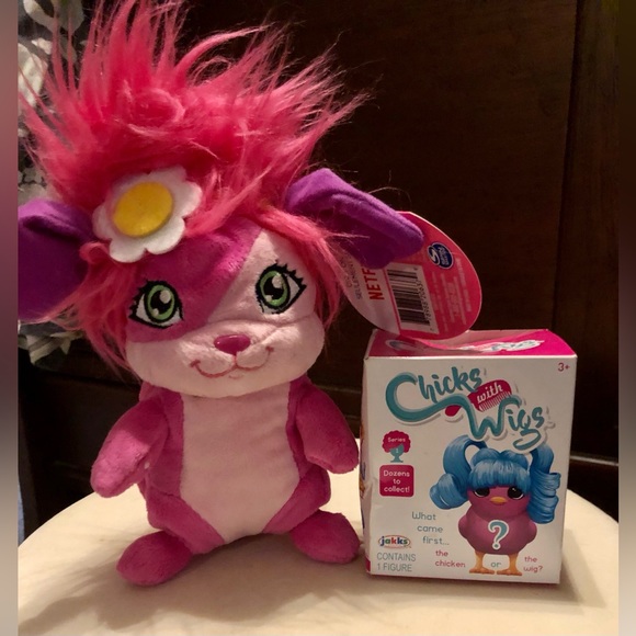 Toys | Popple And One Chicks With Wigs Bundle | Poshmark